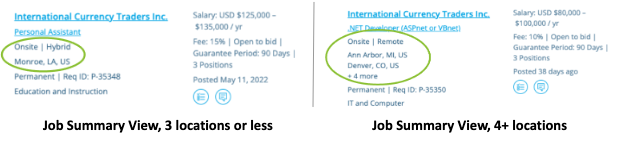 Posting a Job with Multiple Locations and Non-Traditional Location ...